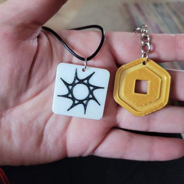 Roblox Respawn Point Pendant: Gamer Necklace Forsaken Necklace Gamer ...