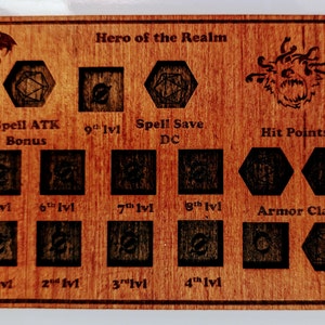 D&D Class Tracker Board - Etsy UK