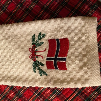 Flag of Norway Embroidery Design. Machine Embroidery Design. Norwegian ...