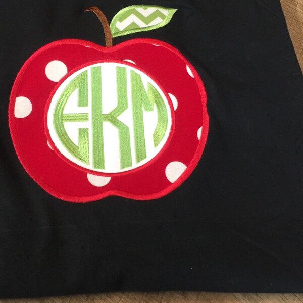 Apple Applique Embroidery Design. Fruit Applique Embroidery Design ...