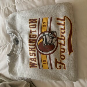 Washington Football Crewneck, Vintage Style Washington Sweatshirt ...