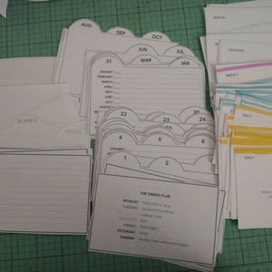 4x6 Just Get Started Card Deck, Index Card Planner, Home Management ...