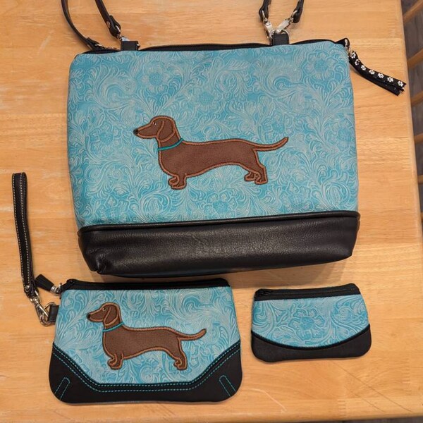 Poodle Purse With Two Poodles - Poodle Purse - Poodle Handbag - Made to ...