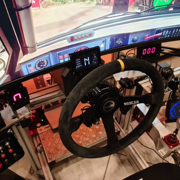 KGL Sim Racing Pc Magnetic Dashboard (KGL-DDU4-M, KGL-DDU5-M or Kgl-ddu ...