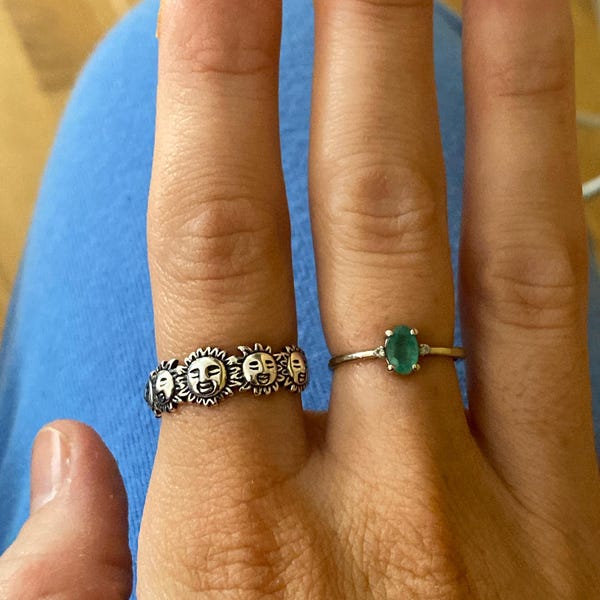 Sterling Silver Dainty Bali Ring, Tiny Silver Ring, Trendy Silver Ring ...