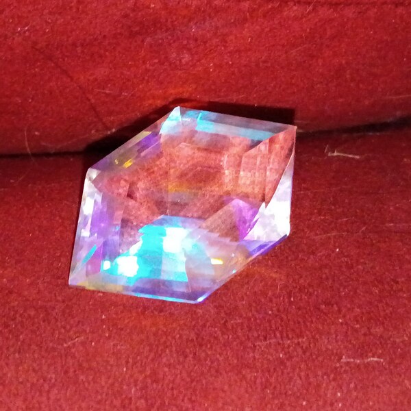 Colorful Mystic Quartz Cube 89.80+ Ct Certified Loose Gemstone With ...