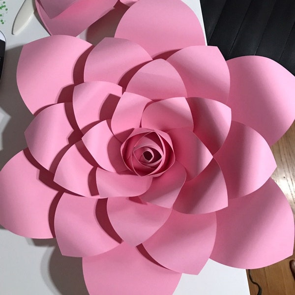 Printable Giant Flower Templates, DIY Large Paper Flowers, DIY Wedding ...