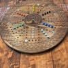 Heirloom Aggravation Board Game- Lakota Star Quilt, Wahoo and Carbles ...