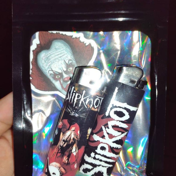 Slipknot Nu Metal Band Lighter Set - Rock Music, Hardcore, Scream, Emo ...