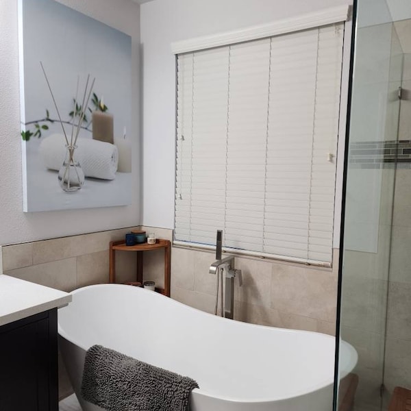 Spa Bathroom Wall Art | Spa Decor | Farmhouse Wall Decor | Self Care ...