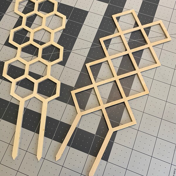 Boho Plant Trellis Houseplant Stakes SVG File Bundle for Glowforge ...