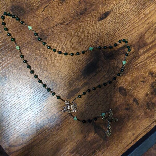 Sacred Heart of Jesus Chaplet, Bronze Chaplet of the Sacred Heart ...