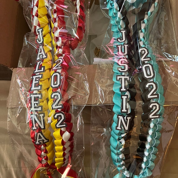 ELEMENTARY • MIDDLE SCHOOL • Graduation Lei • 2025 • Grad • Gift ...