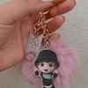BTS Tinytan (MIC Drop) Keychain With Customized Pompom Option - Etsy