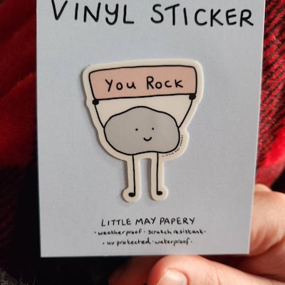 You Rock Vinyl Sticker // Cute Sticker // You Rock Sticker - Etsy