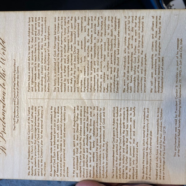 LDS Proclamation Bundle | Living Christ | Family Proclamation ...