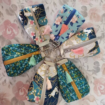 Key Fob Coin Pouch Pattern - Etsy