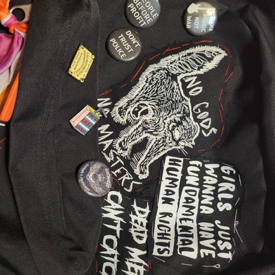 Punk Patches Crust Punk Patches Feminist Equality Anti-racist Anarchy ...