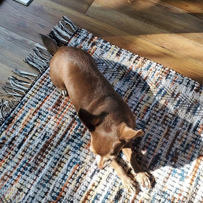 Hand Woven Rag Rug - Etsy