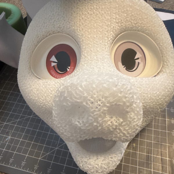 Adjustable Fursuit Head Lining Tutorial - PDF Guide - for TPU or Foam ...