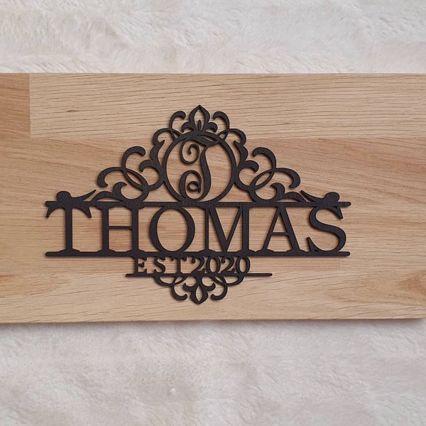 Monogram Entire Alphabet Letter, Glowforge SVG, Door Hanger, Cut File ...