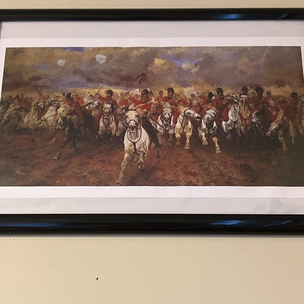 Scotland Forever Cavalry Charge of the Royal Scots Greys Battle of ...