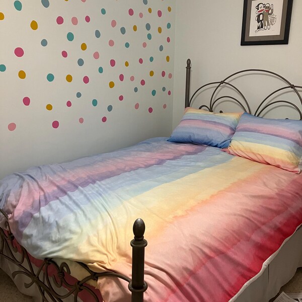 Wave Wall Decals Removable, Reusable Wall Stickers Watercolor Beach Art ...