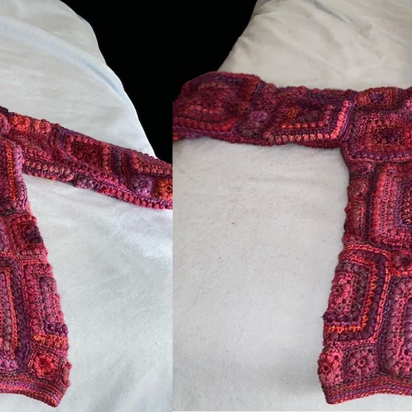 CROCHET PATTERN - Square Scramble Sweater - Crochet Pattern for Granny ...