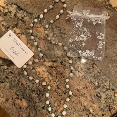 Cherokee Blue Clan Corn Bead Necklace - Etsy