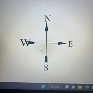 Simple Compass SVG/PNG Digital Download - Etsy