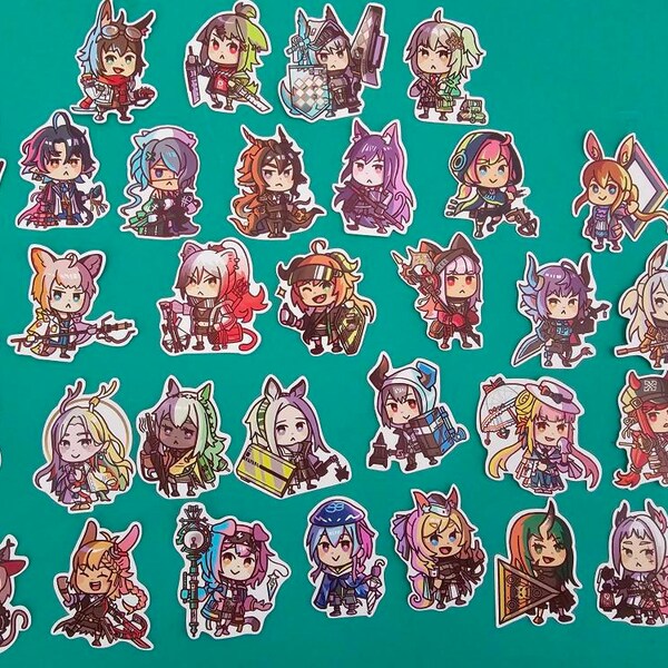 Arknights Sticker Pack Vol. 1 by Wittlered - Etsy