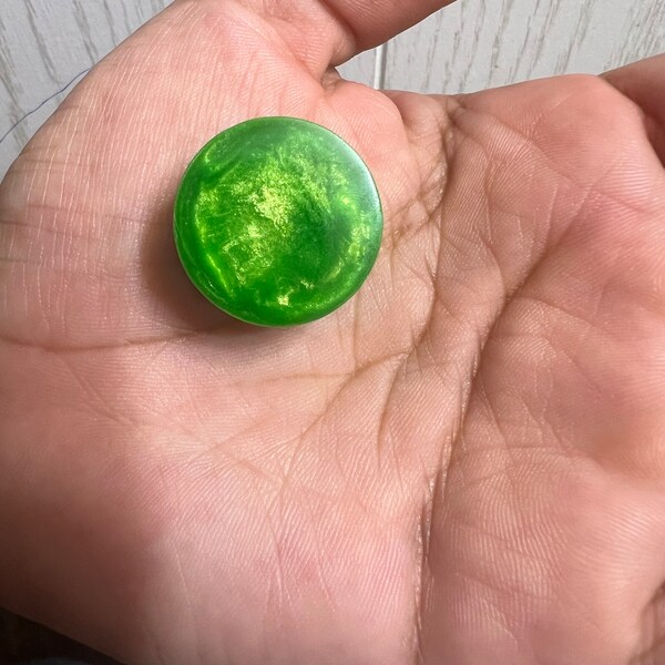 Sea Blue Pearl Resin Ring Turquoise Blue Pearl Resin Unisex Wedding ...