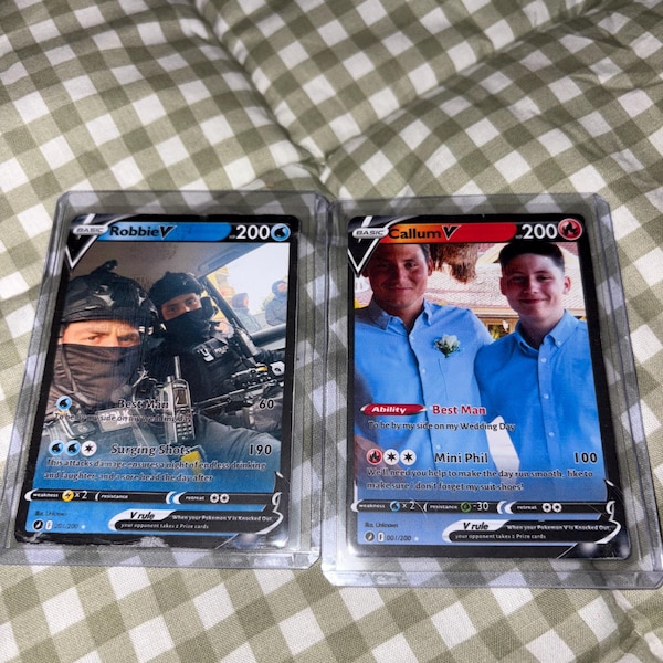 Custom Pokemon Card Template, Editable Pokémon Card V Canva Template ...