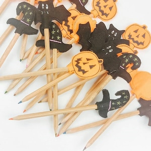 ITH in the Hoop Halloween Pencil Toppers Set of Three Machine ...