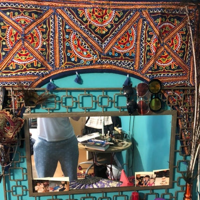 Hippie Decor SET Floor Seating Area Boho Canopy With Decorative ...