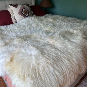 Exclusive Genuine Unique WOVEN Lamb Sheepskin Lambskin Rug | Etsy