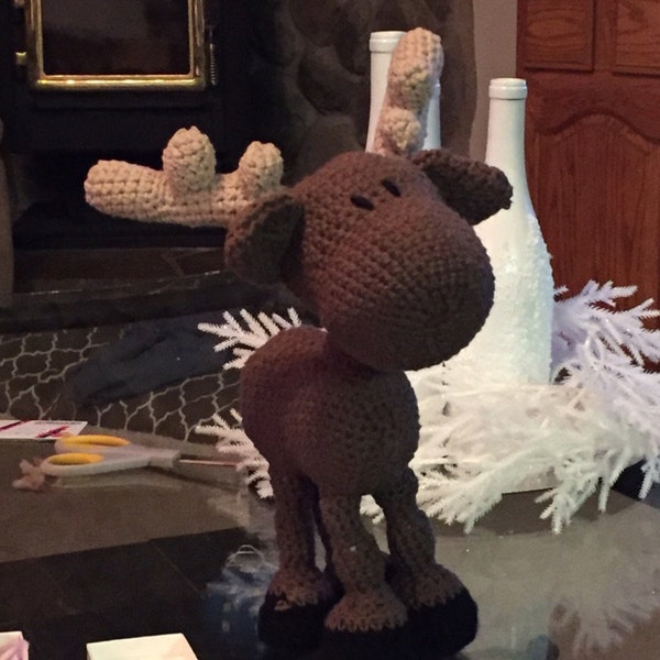 PDF CROCHET PATTERN - Moose Wayne - Etsy