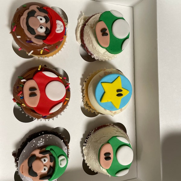 Fondant Cupcake Toppers - Etsy