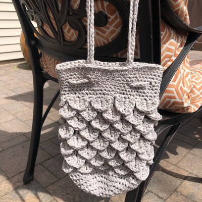 Crochet Pattern : Crochet Crocodile Stitch Crochet Bag Pattern, PDF ...