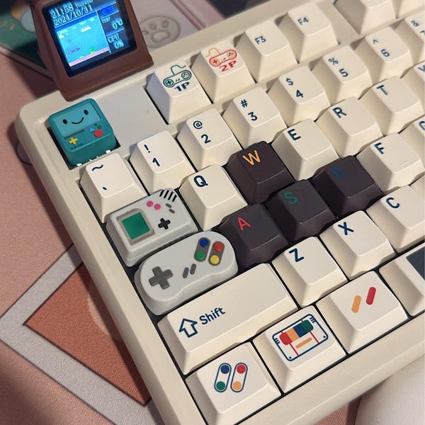 Handmade Videogame Console Keycaps for Cherry MX, Artisan Keycaps ...