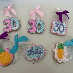 Custom Number Assortment Cookies Set of 6 Crunchy Shortbread | Etsy