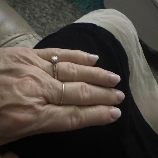 Stardust Thumb Ring - 925 Sterling Silver Midi Ring Gold - Gold Chevron ...