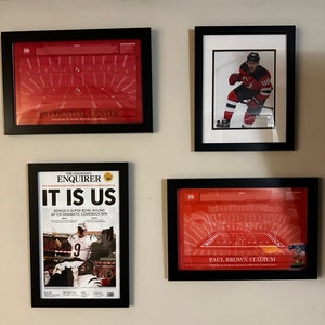 Brooklyn Dodgers Ebbets Field Stadium Ballpark Blueprint Baseball Wall ...