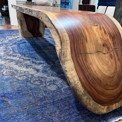 Live Edge Whiskey Drip Table - Etsy