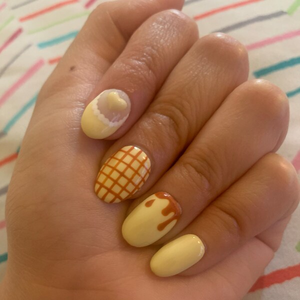 Inosuke Hashibira Demon Slayer | Press on Nails | Almond - Etsy