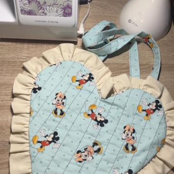 Heart Bag Sewing Pattern: DIY Tote Purse Template (PDF) - Etsy