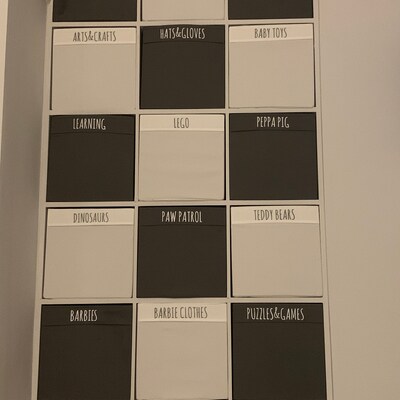 LABELS IKEA Kallax , Trofast Toy Storage Labels Playroom Kidsroom ...