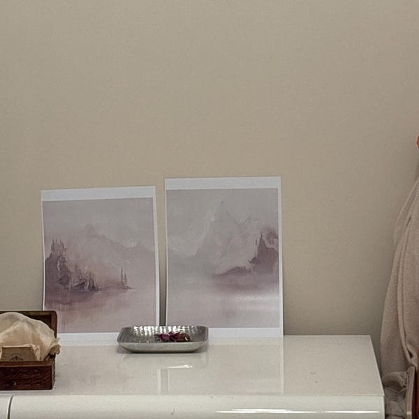 Winter Forest Print: Snowy Pine Trees, Cabin Wall Art (digital Download ...