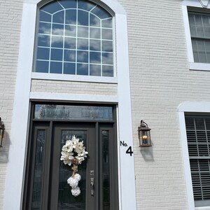 Colonial Script House Number / Extra Large Cursive Number / | Etsy