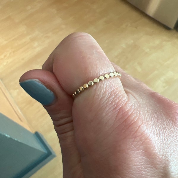 14k Gold Filled Ring, Gold Stackable Rings, Dainty Gold Ring Set, 14k ...